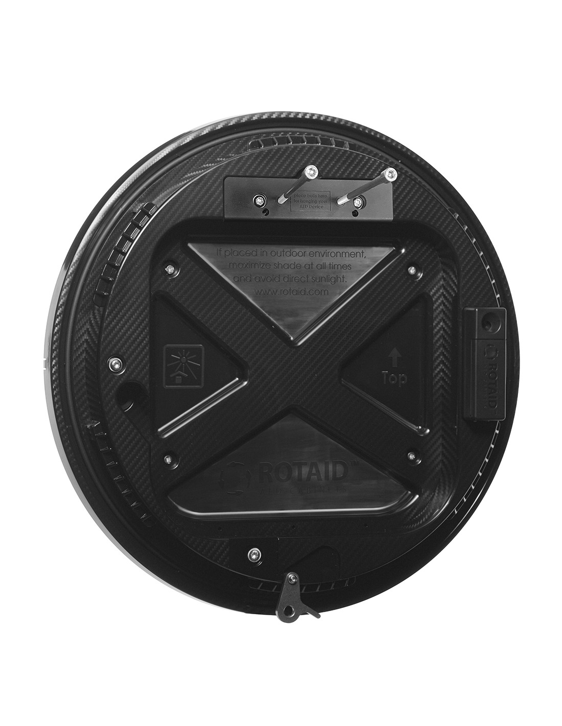 ROTAID™ outdoor cabinet - Solid Plus Heat Transparent Green ...