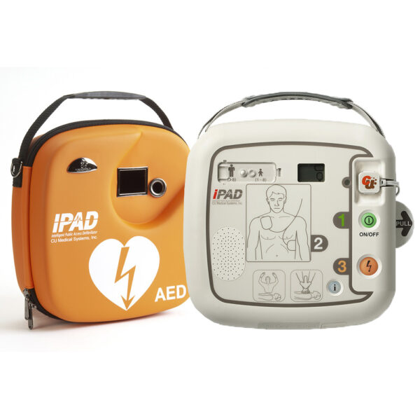 IPAD™ SP1 AED Package with Indoor Rotaid Cabinet - Cardiocare-group.com